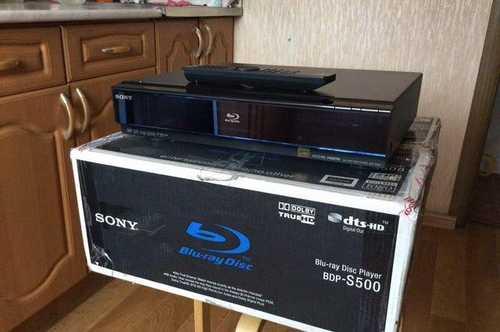 Blu-ray плеер sony bdp s 500 + 130 шт. blu ray