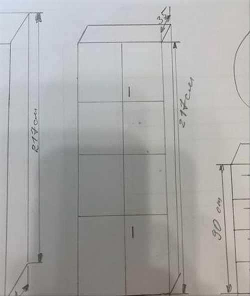 Шкаф пенал детский