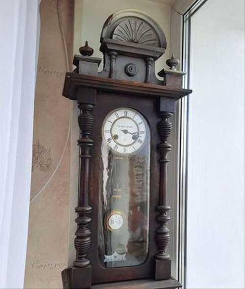 Старинные настенные часы «Le Roi a Paris» Лерой Па