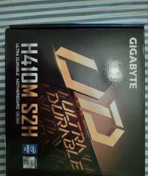 Материнская плата gigabyte H410M S2H с процессором