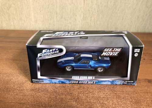 1:43 ford GT40 1966 Fast & Furious Fast Five (из к