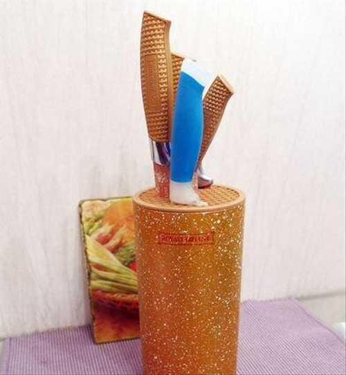 Набор ножей, керамический + разделочная доска