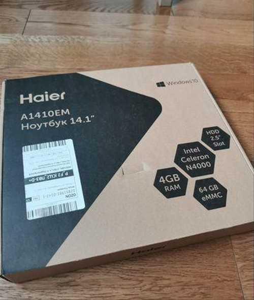 Ноутбук Haier A1410EM 14.1", 4Gb, 64Gb