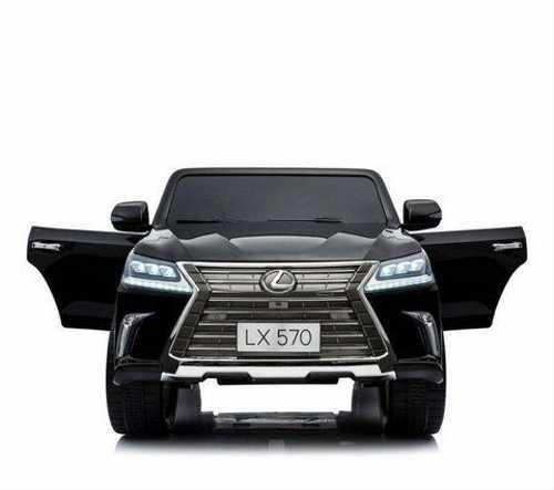 Электромобиль детский Джип Lexux LX 570 ultra Черн