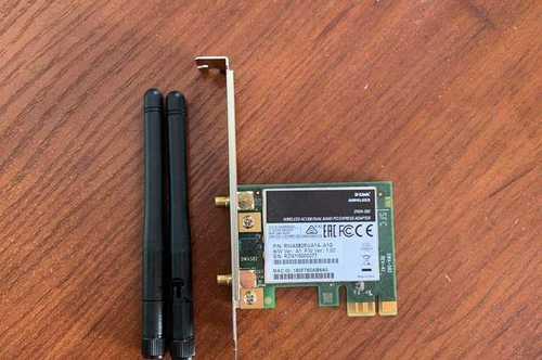 Сетевая карта wifi 5Ghz pci-e D-link DWA-582