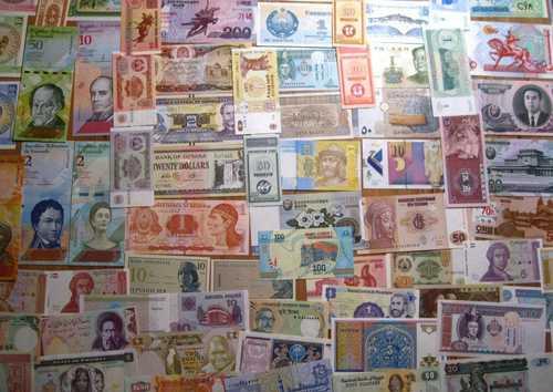 Коллекция банкнот разных стран мира