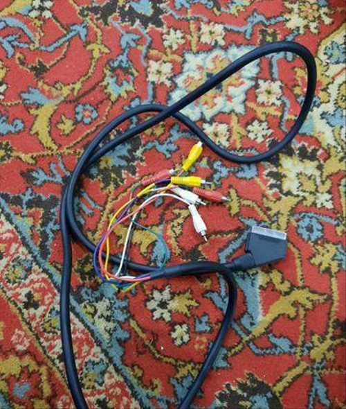 Провод scart на 6 колокольчиков