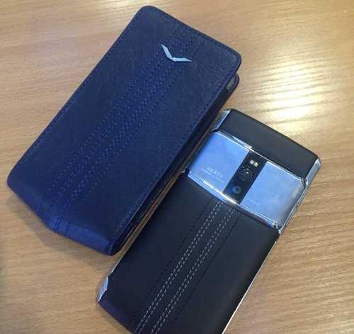 Чехол для Vertu Signature Touch 2016 navy blue