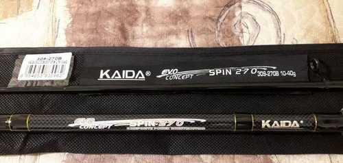 Спиннинг тест 10 40. Кайда Эво 2.7. Спиннинг штек Kaida. Kaida EVO Concept спиннинг. Спиннинг Kaida 309 2.7.