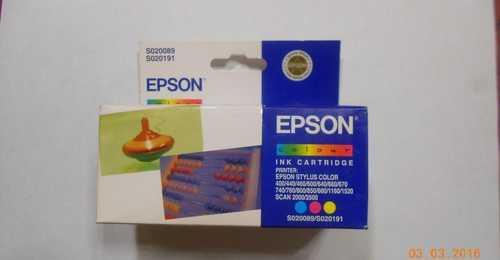Картридж epson S020089/S020191 оригинал