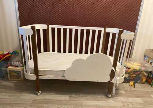Детская кровать-трансформер happy baby mommy