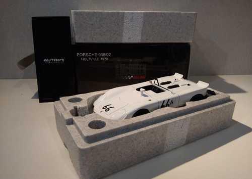 1/18 Porsche 908/2 (autoart), Белый, №66A