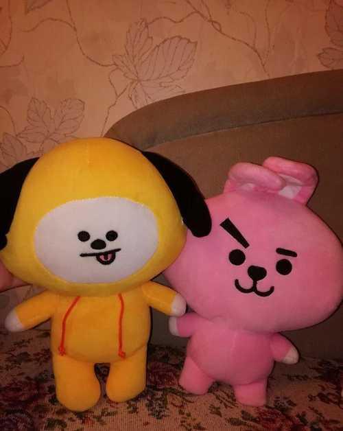 Игрушки BT21 Chimmy и Cooky