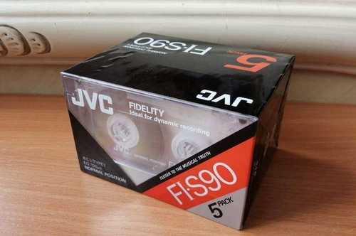 Новая аудиокассета JVC FI-S90 новые 5 штук