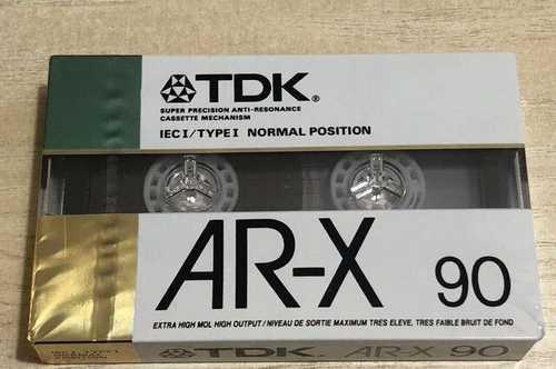 Аудиокассета TDK AR-X 1988 год новая