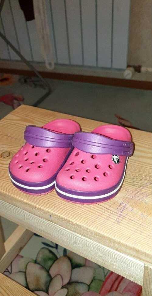 Шлёпанцы crocs 20 размер