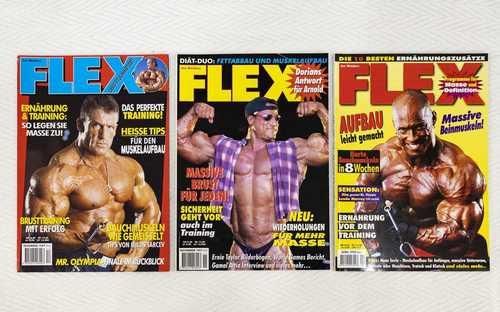 Журналы по бодибилдингу Flex и Muscle & Fitness