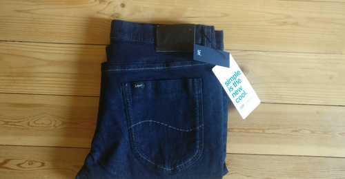 Джинсы Lee Bruce Skinny тёмно-синие W34L33 levis