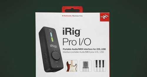 IRig Pro IO + 12пп (платные программы)