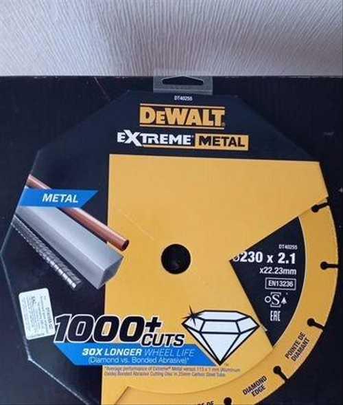 DeWalt extreme metal 230 DT40255 Алмазный дискдиск