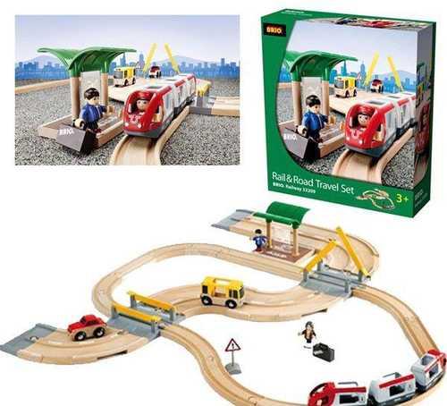 Brio 33209 с переездом и станцией