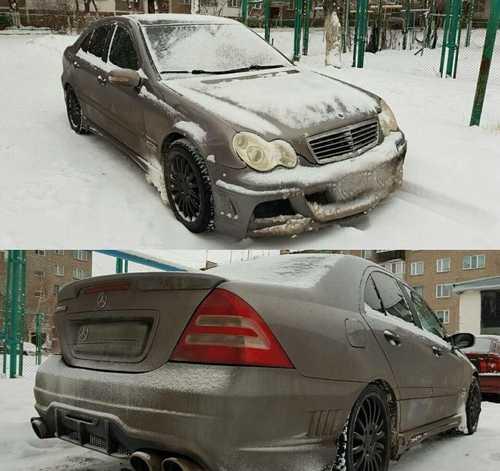 Обвес Black Bison для C class W203 Mercedes