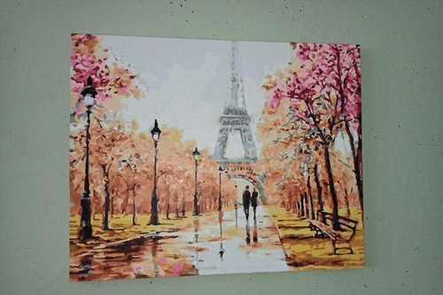 Картина "Париж" акрил 50х40