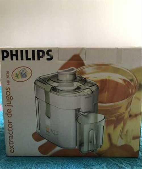 Соковыжималка philips hr 2826