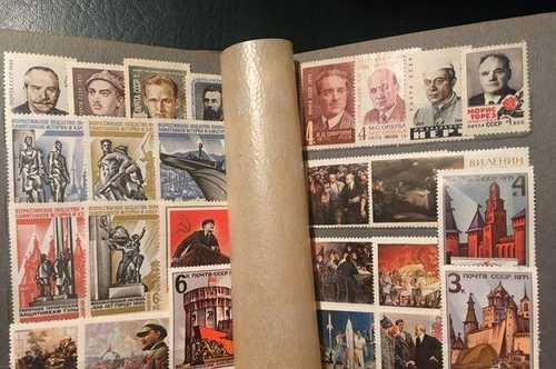 Альбом и 150 "чистых" марок СССР