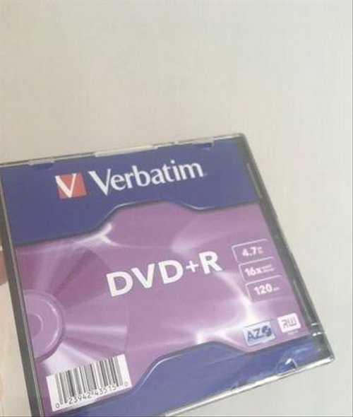 DVD+R verbatim 4,7 Гб