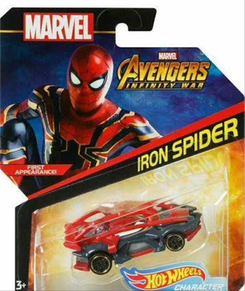 Автомобиль Hot wheels Iron spider