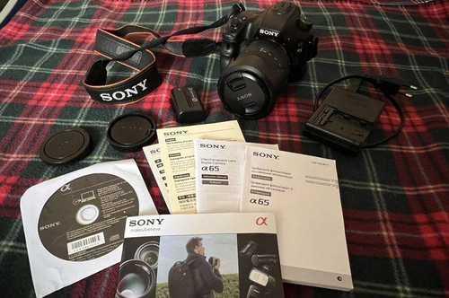 Фотоаппарат зеркальный Sony A65 Kit 18-135