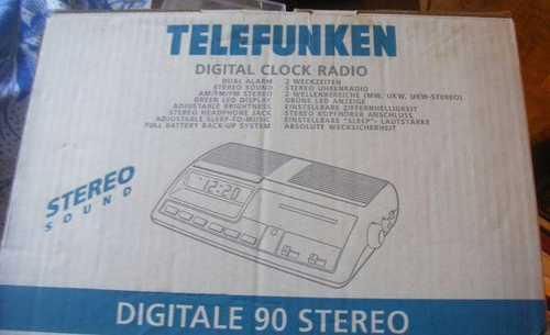 Telefunken digitale 90 часы радио будильник 90-е