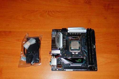 Mini-ITX Asus Rog Strix Z370-I Gaming + i5-8600K