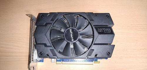 Видеокарта sapphire hd7770
