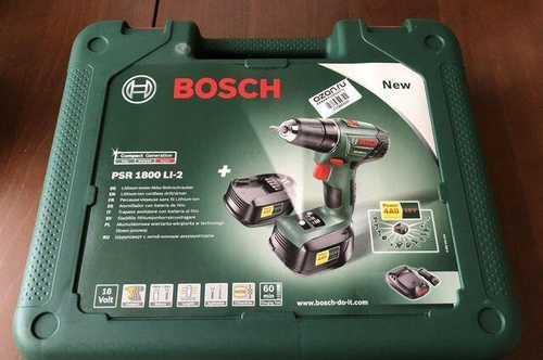 Дрель-шуруповерт Bosch PSR 1800 LI-2