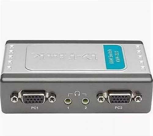 KVM переключатель D-Link KVM-221