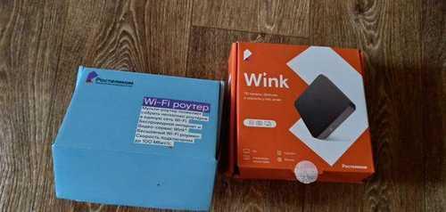 Ростелеком Wifi роутер и Тв приставка wink