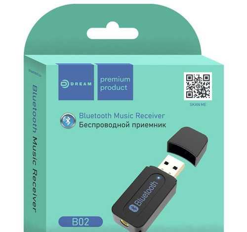 Ресивер Dream B02 Bluetooth черный