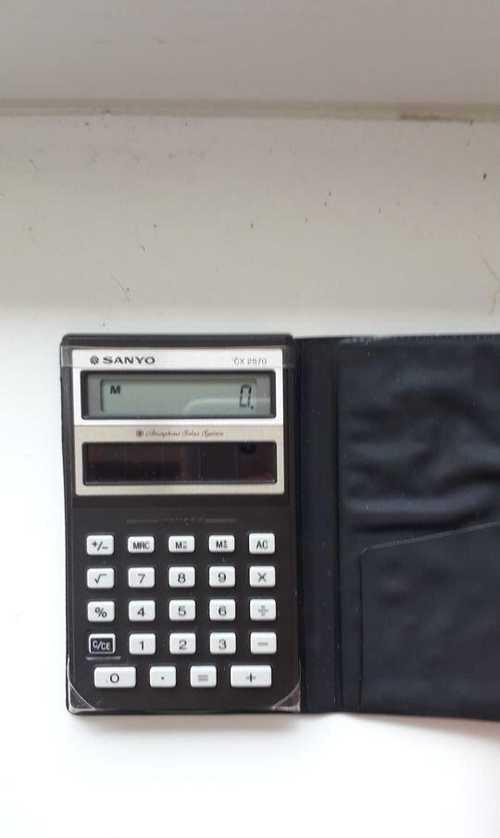 Калькулятор Sanyo CX 2570, Япония
