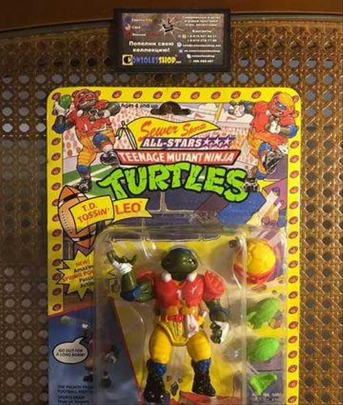 Фигурка T.D. Tossin' Leo tmnt Playmates Toys 1991
