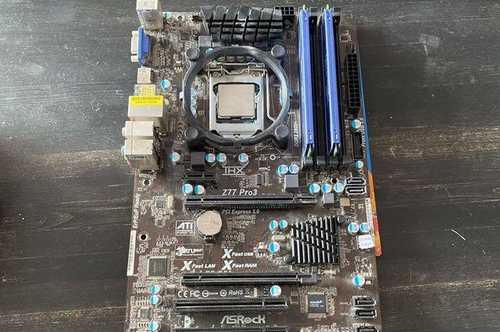 Intel core i5 3570k / Asrock z77 pro 3 / kingston