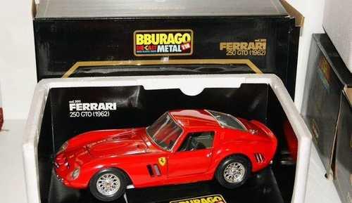 1/18 Bburago Ferrari 250 GTO Италия 1989
