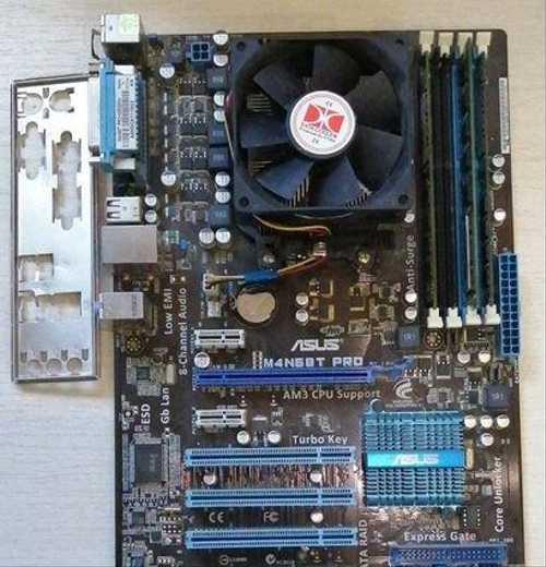 Asus M4N68T Pro, AMD Athlon(tm) II X3 440, Кулер