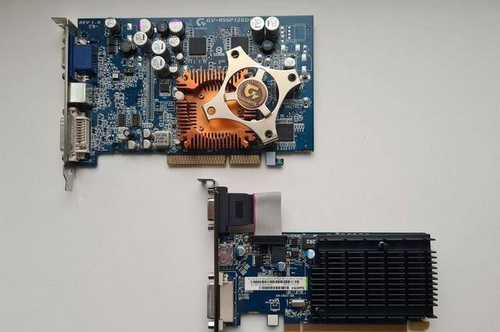 Видеокарта ремонт Radeon 9600Pro AGP, R5 230 PCI-E