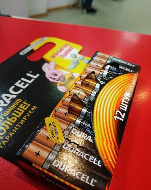 Батарейки duracell aaa