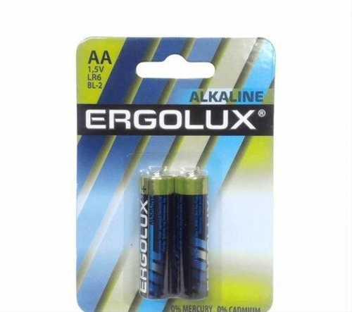 Батарейка Ergolux LR6 Alkaline BL-2 2 шт. в уп-ке