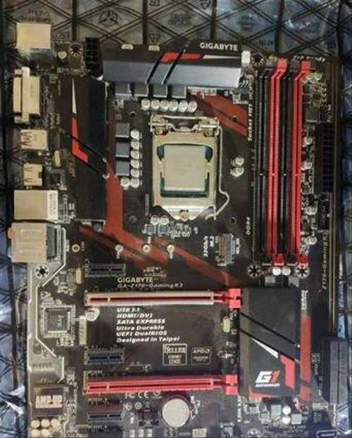 Intel core i5 6600k + gigabyte gaming k3 z170