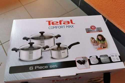 Новый набор посуды Tefal comfort Max 6 предметов