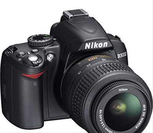 Зеркальная фотокамера nikon d3000 kit